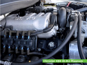 Chrysler 3.9L (239 CID) Magnum V6 engine specs and service data ...